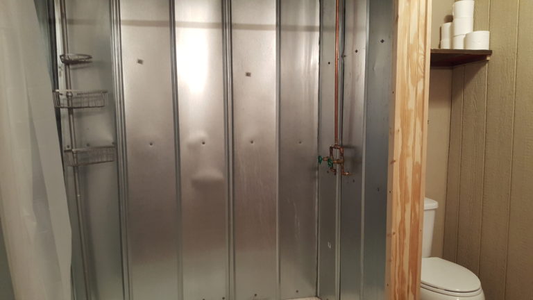 shower – Coal Miners Hideout
